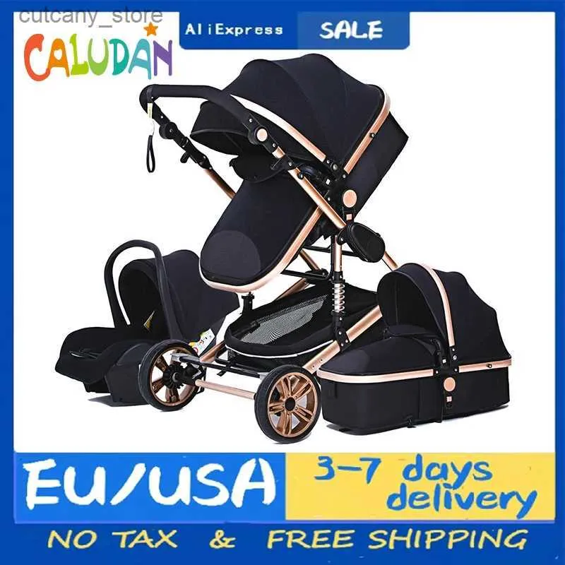 DHgate.com:Strollers# Luxurious Baby Stroller 3 in 1 Portable Travel ...