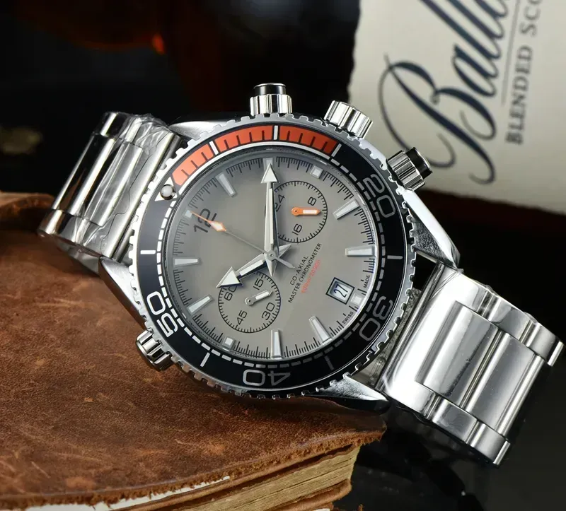 Full Function Calendar Five Stitches Luxury Men's Quartz Watch, All ...