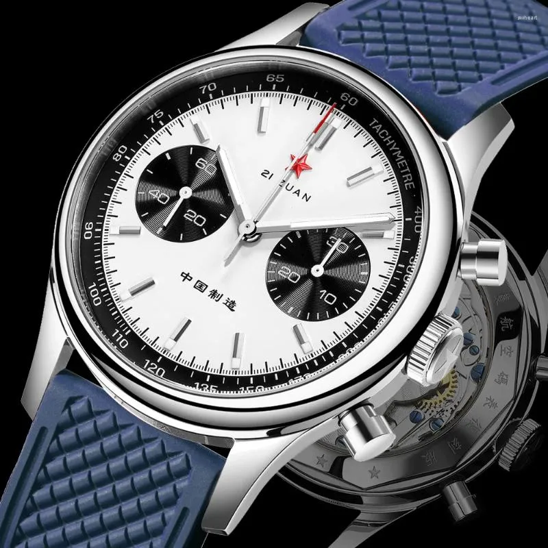 Panda Chronograph Mechanical Watch - ST1901 Movement, Sapphire Crystal ...