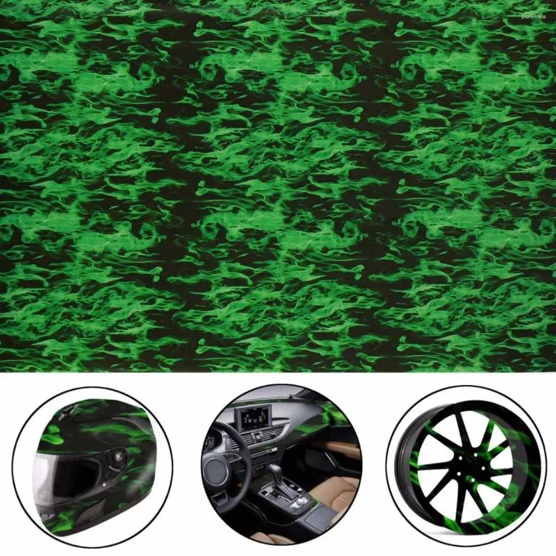 DHgate.com:Green Fire Hydrographic Film 0.5m/1.5m Water Transfer ...