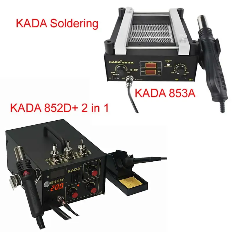 Wholesale KADA 852D+ 2 In 1 SMD Rework Station: Hot Air Gun ...