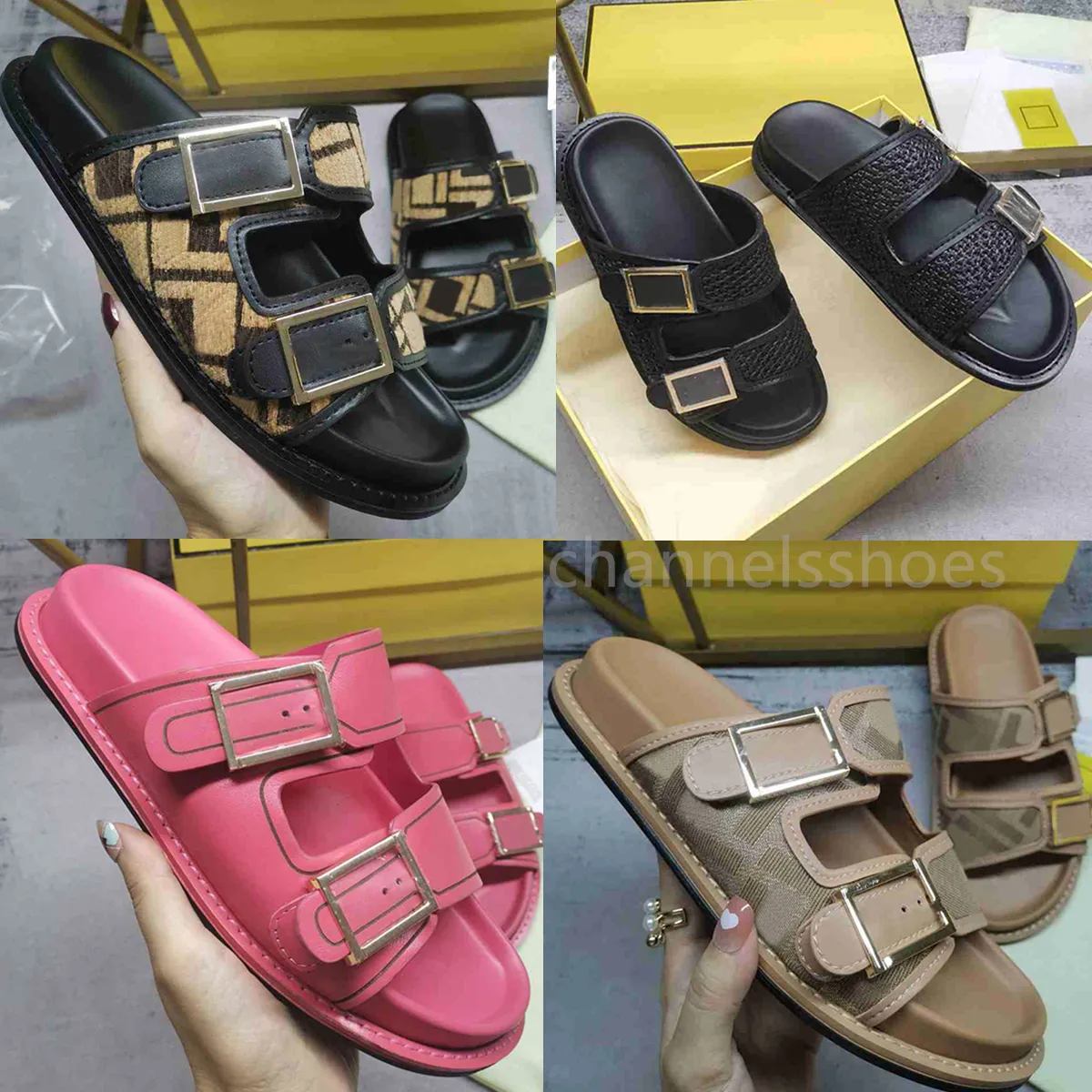 Bulk Luxury Designer Sandals For Women And Men Outdoor Beach Slides ...