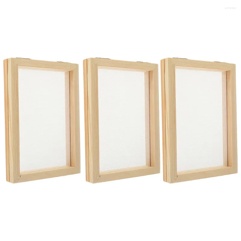 DHgate.com:3PCS DIY Paper Frame Kit, Handmade Mesh Wooden Screen ...