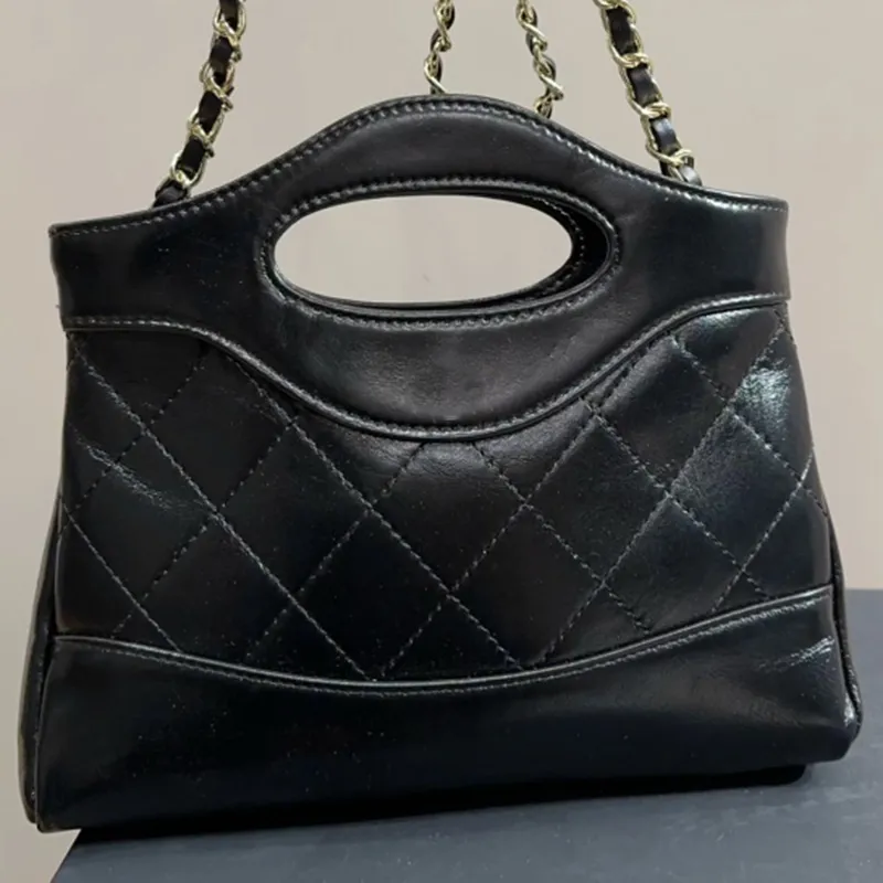 French Designer Diamond Pattern Crossbody Bag With Double Letter ...