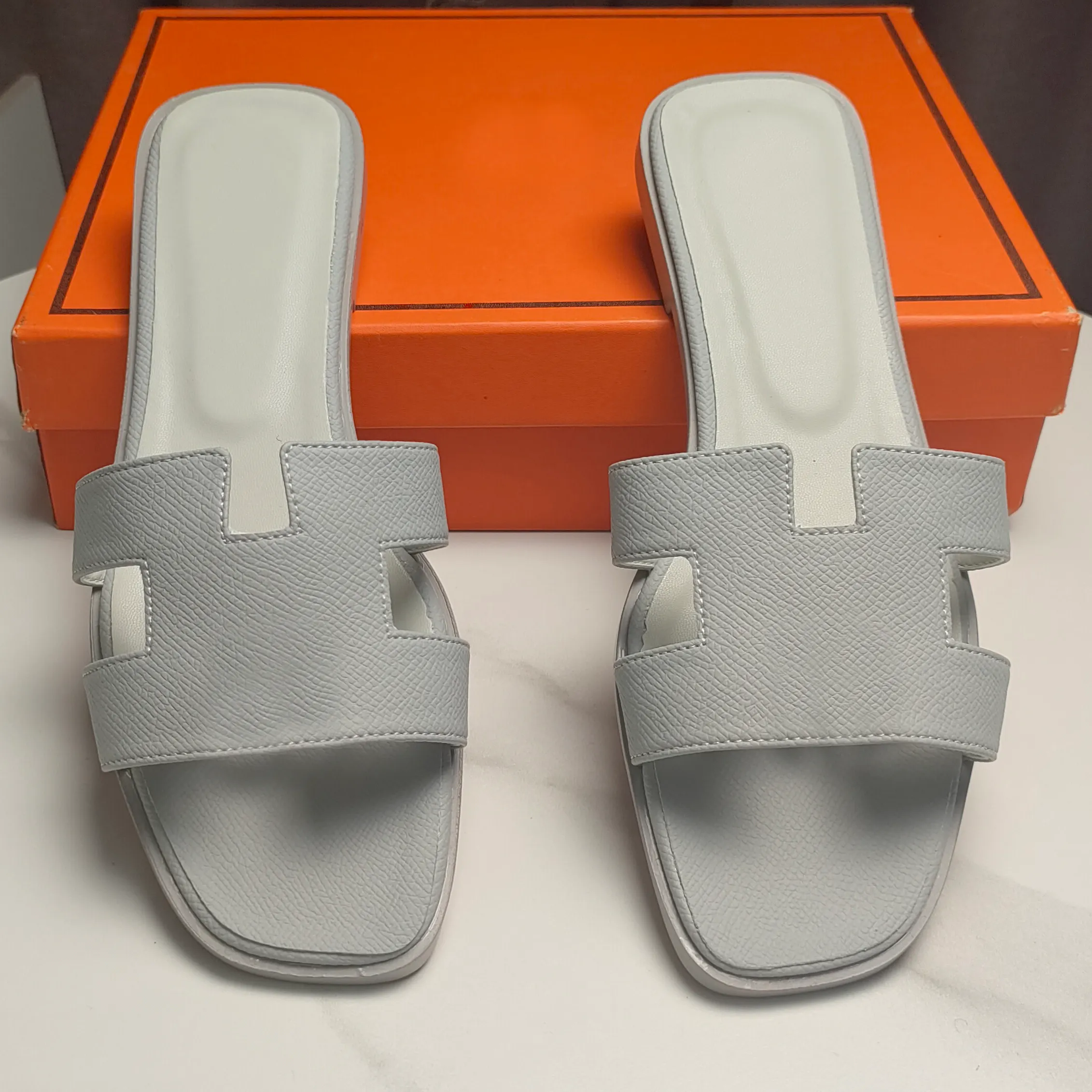 Leather Beach Slides: Luxury Designer Sandals For Men And Women From ...