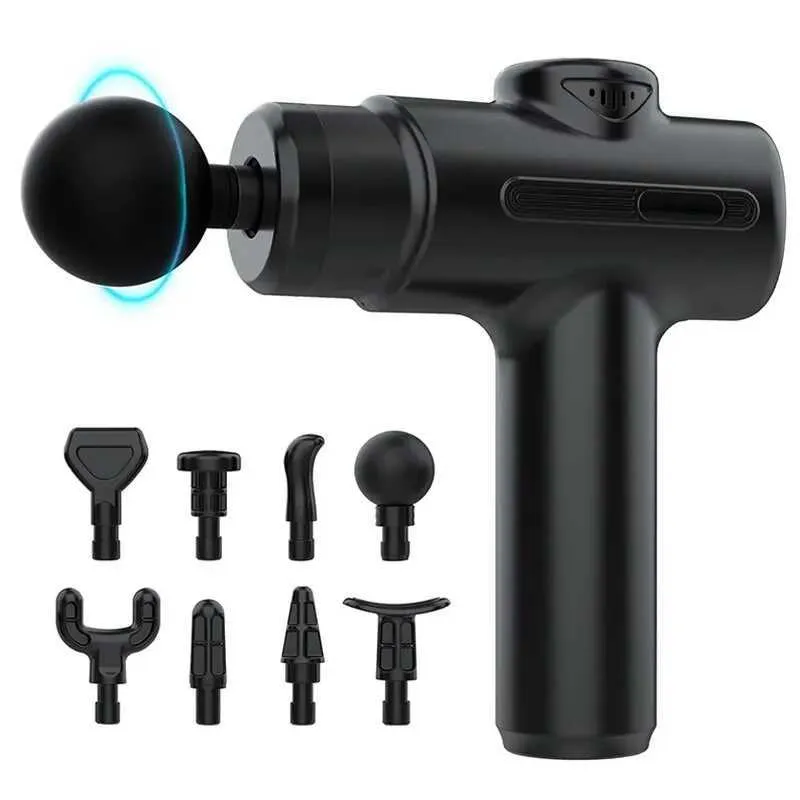 Electric Massage Gun with 8 Heads for Deep Tissue Muscle Relaxation on ...