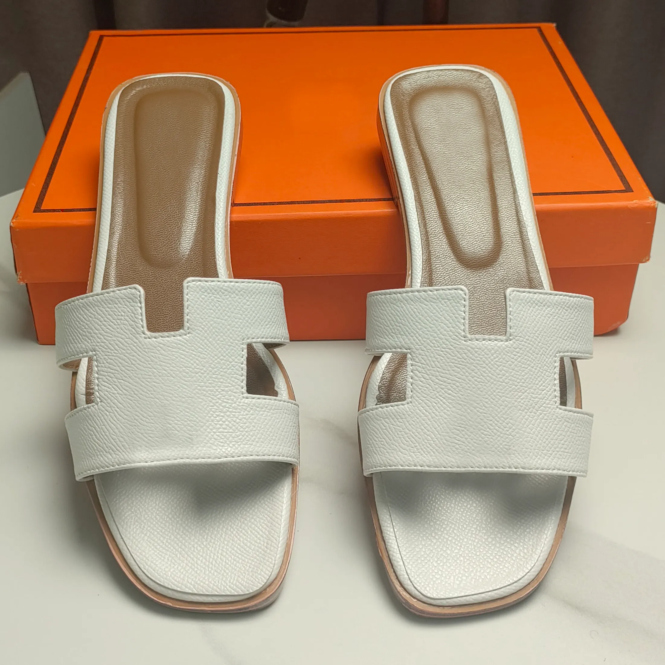 Leather Beach Slides: Luxury Designer Sandals For Men And Women From ...