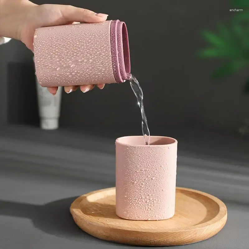 Portable Travel Toothbrush & Toothpaste Case Set - Compact Bathroom ...