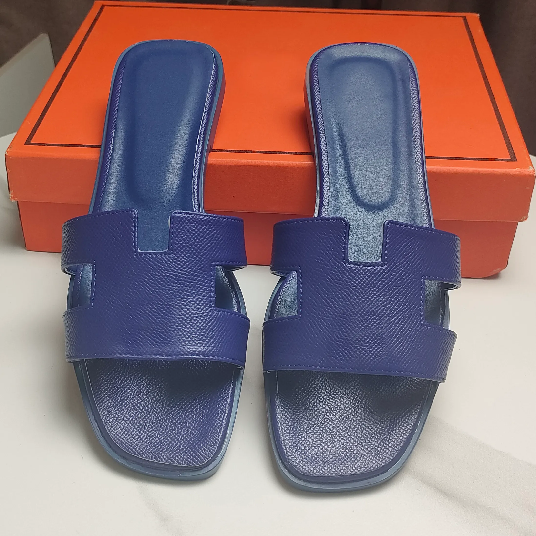 Leather Beach Slides: Luxury Designer Sandals For Men And Women From ...