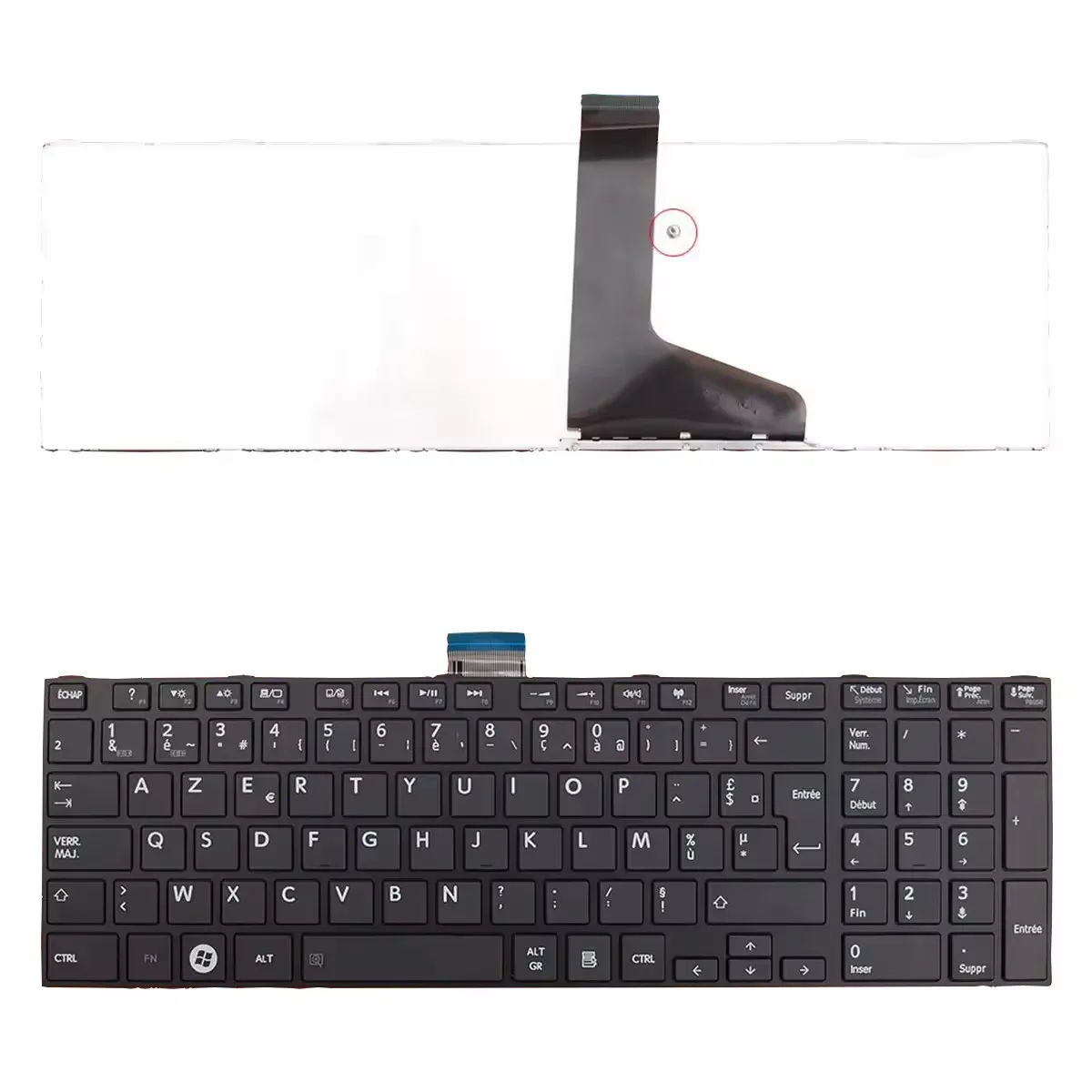 Replacement French Keyboard for Toshiba Satellite Pro - C850 C855 C850D ...
