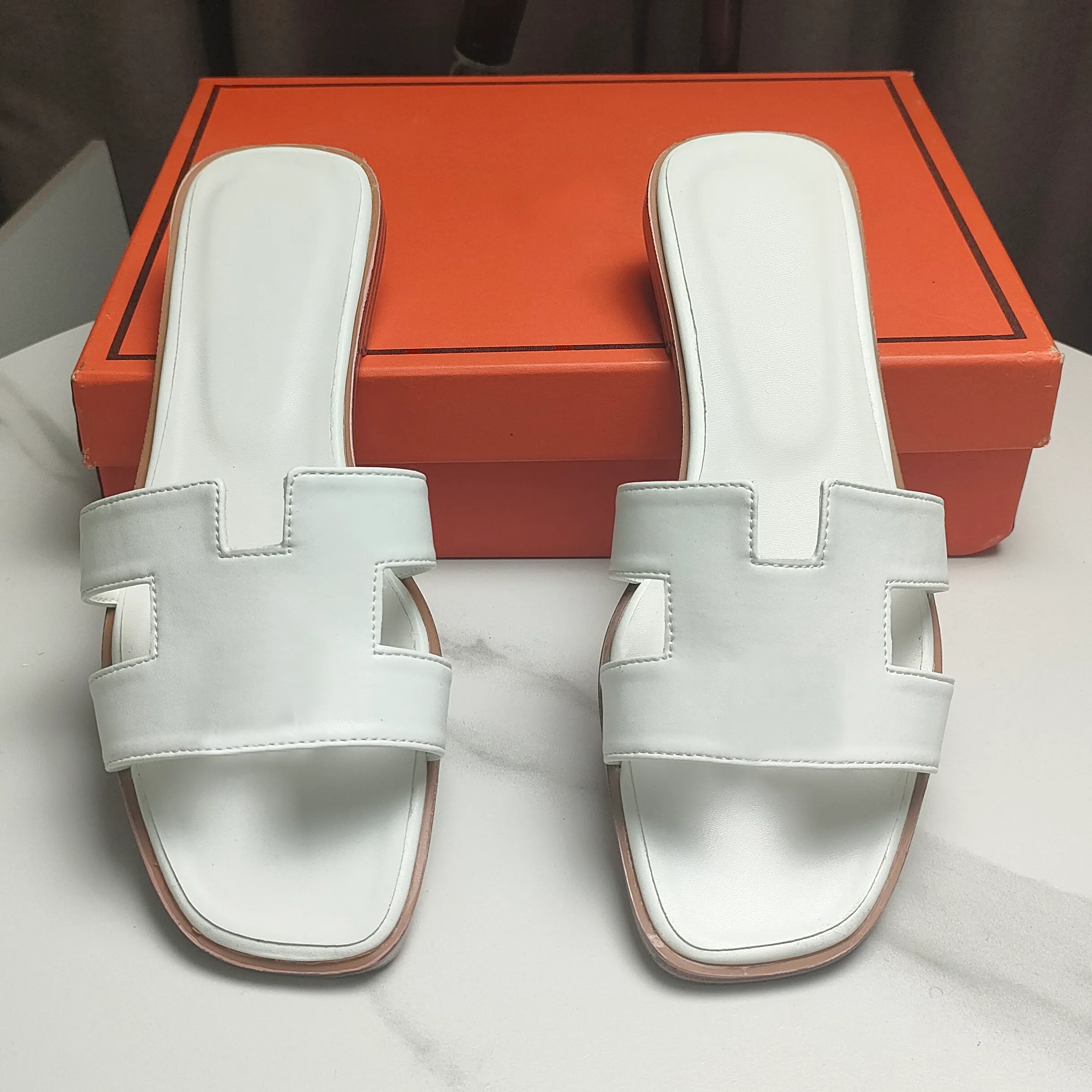 Leather Beach Slides: Luxury Designer Sandals For Men And Women From ...