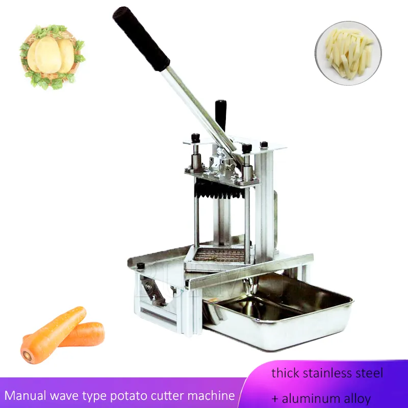 Stainless Steel Manual Potato Chip Slicer And French Fries Cutter Multi ...