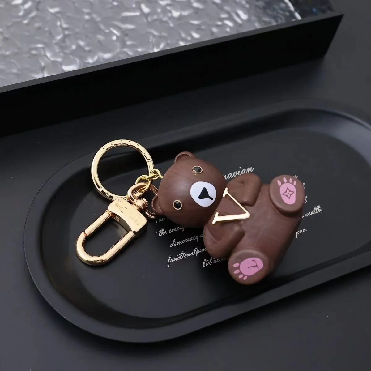 Womens Keyrings And Keychains, Purse Keychains: Cute Teddy Bear ...
