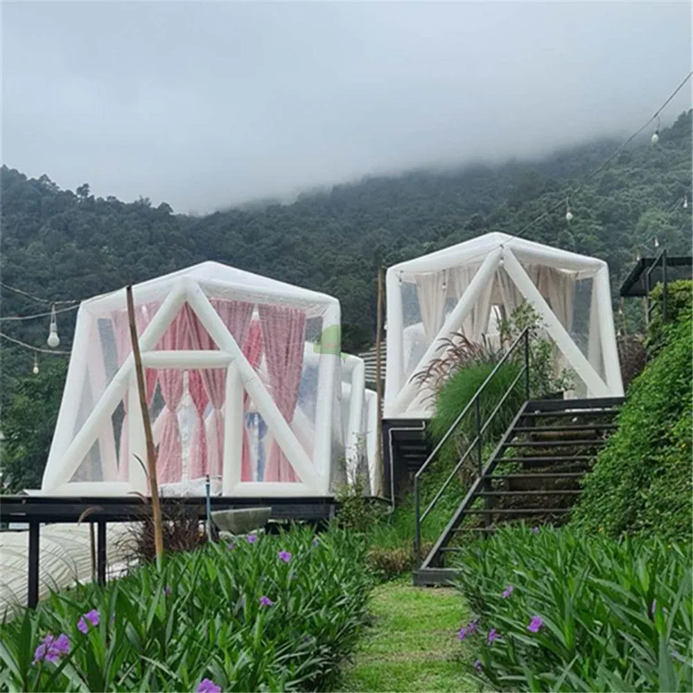 Wholesale Customized Air Clear Hotel Square Pyramid Inflatable Tent ...