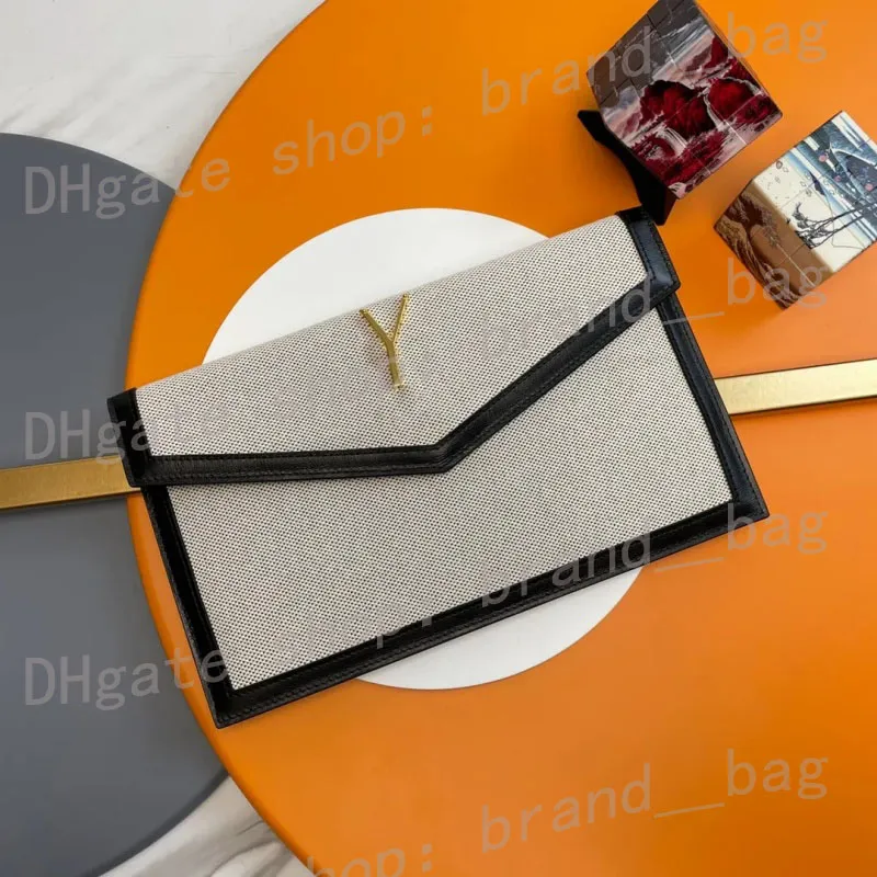 Luxury Designer Envelope Bag For Women Large Clip Handheld Wallet With ...