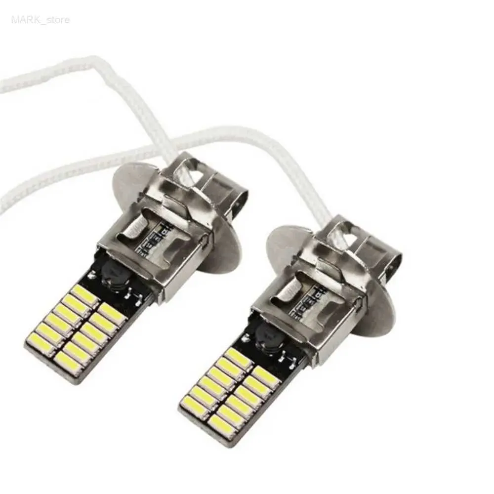 H3 LED Headlight Bulbs - 100W 6000K White Light - High/Low Beam Fog ...