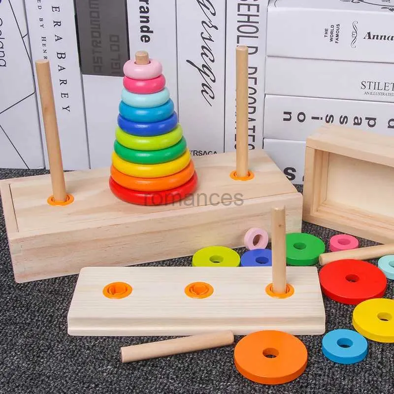 Educational Stacking Toy Set - Hanoi Tower, Sorting & Nesting Cups ...