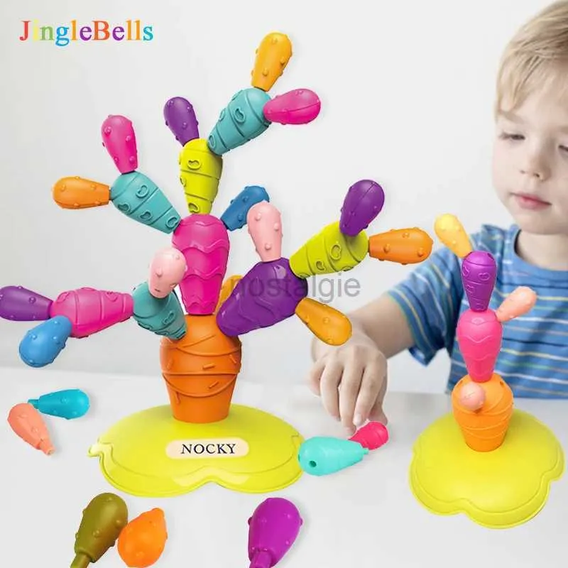 DHgate.com:Montessori Cactus Building Set, Rainbow Tower Educational ...