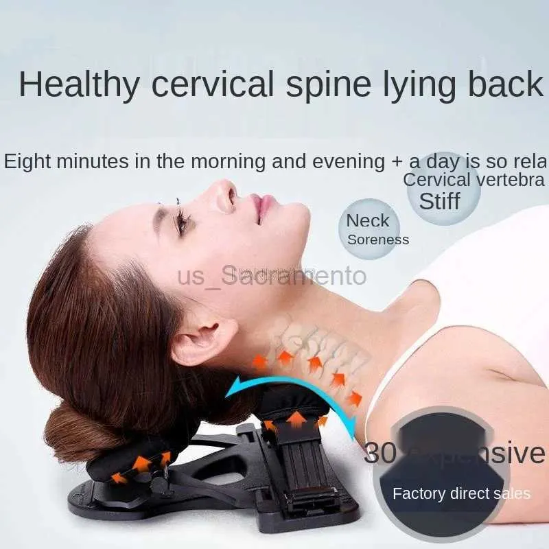 Portable Neck Stretcher Pillow - Cervical Spine Alignment, Neck Pain ...