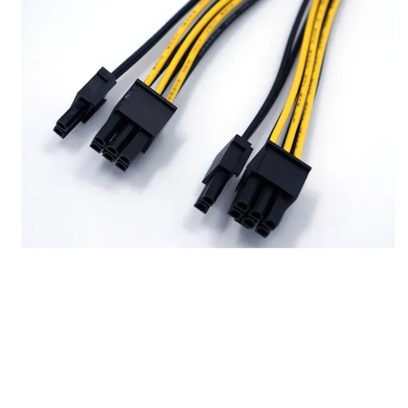 DHgate.com:6/8 Pin to Dual PCIe 8 Pin (6+2) Graphics Card GPU Splitter ...