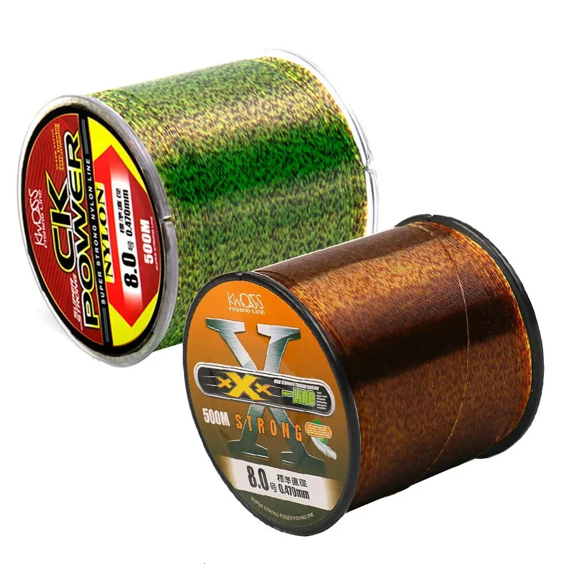 500m Nylon Spotted Invisible Fishing Line with Speckle Fluorocarbon ...