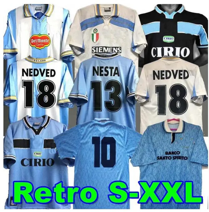 Lazio Retro Soccer Jerseys: 1989-2001 Classics - Nedved, Simeone, Salas ...