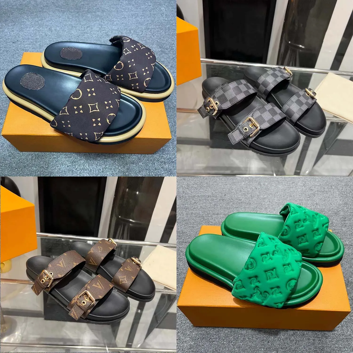 Designer Slippers For Women: Luxurious Comfort Mules, Padded Pool ...