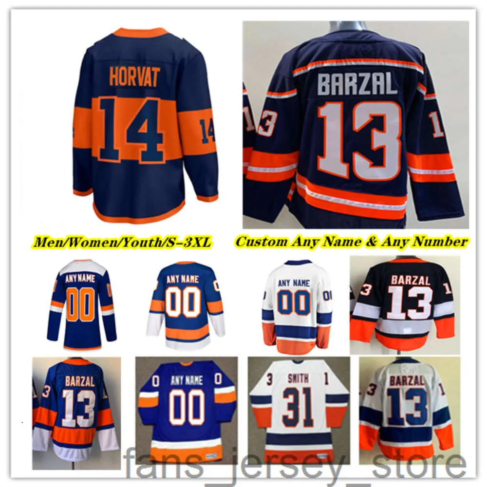 Mathew Barzal Stadium Series Hockey Jersey Brock Nelson Anders Lee Noah ...