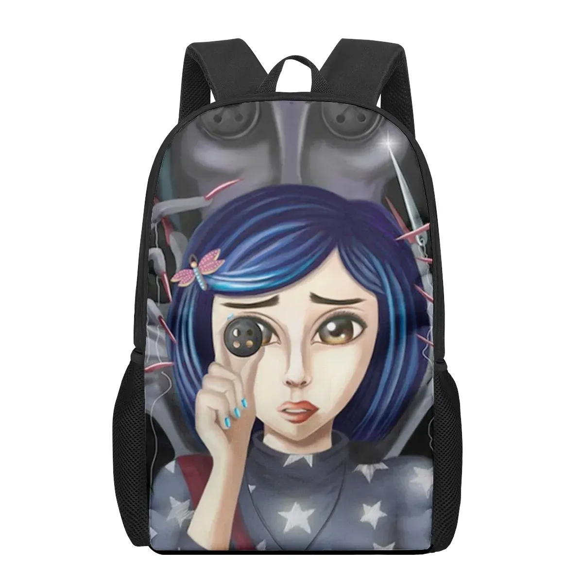 Coraline The Secret Door 3D Pattern School Bag For Kids Casual Book ...