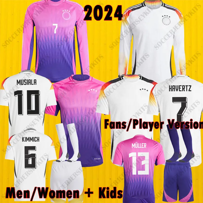 Germany Soccer Jerseys 2024: Full Krrug Kroos, Gnaby, Werner, Reus Long ...