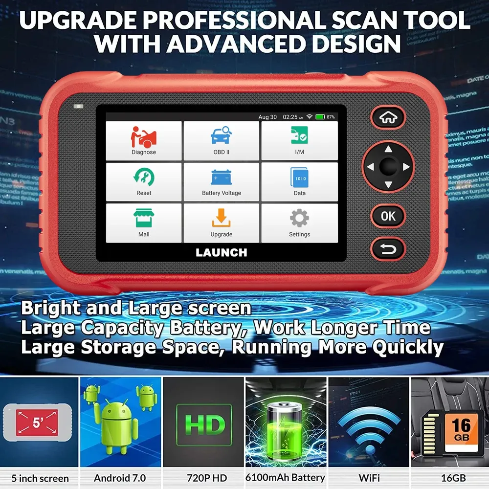 LAUNCH X431 CRP129E PLUS: Enhanced OBD2 Scanner - Full System ...