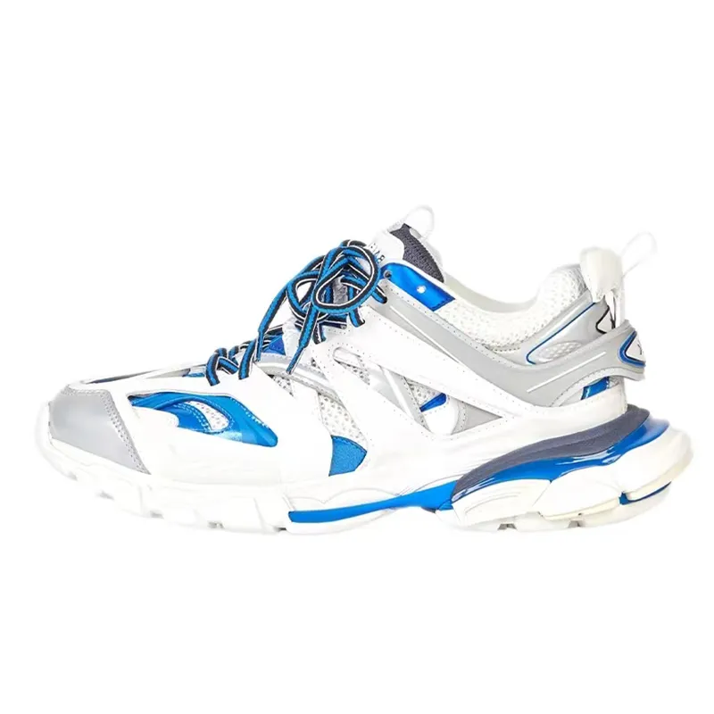 17FW Designer Triple S Track 3.0 Sneakers With Transparent Nitrogen Crystal Outsole Black, White ...