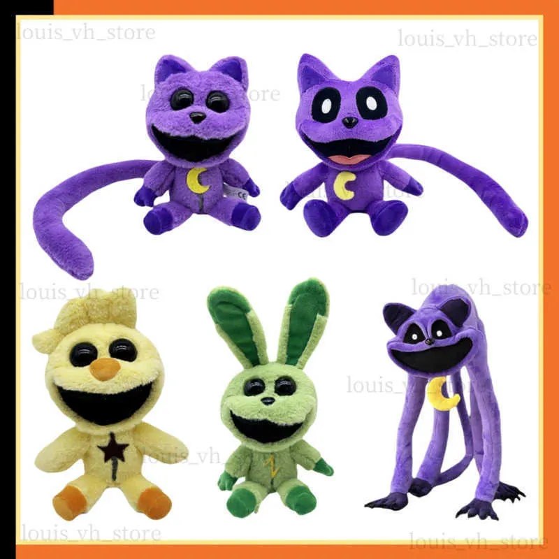 Smiling Critters Plush Action Toy Figures Cat Nap, Dogday, And Catnap ...