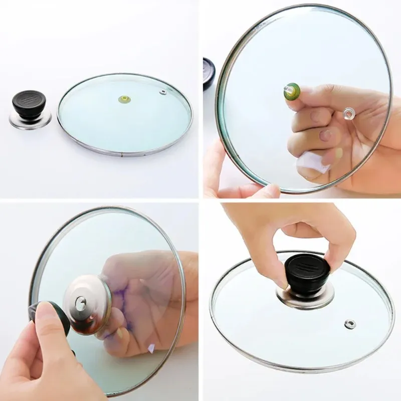 3-Piece Universal Pot Lid Handles: Premium Cookware Handle Covers ...