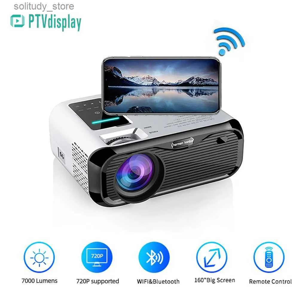 DHgate.com:Other Projector Accessories PTVDISPLAY E500H Portable Projector LED Movie Video Beam ...