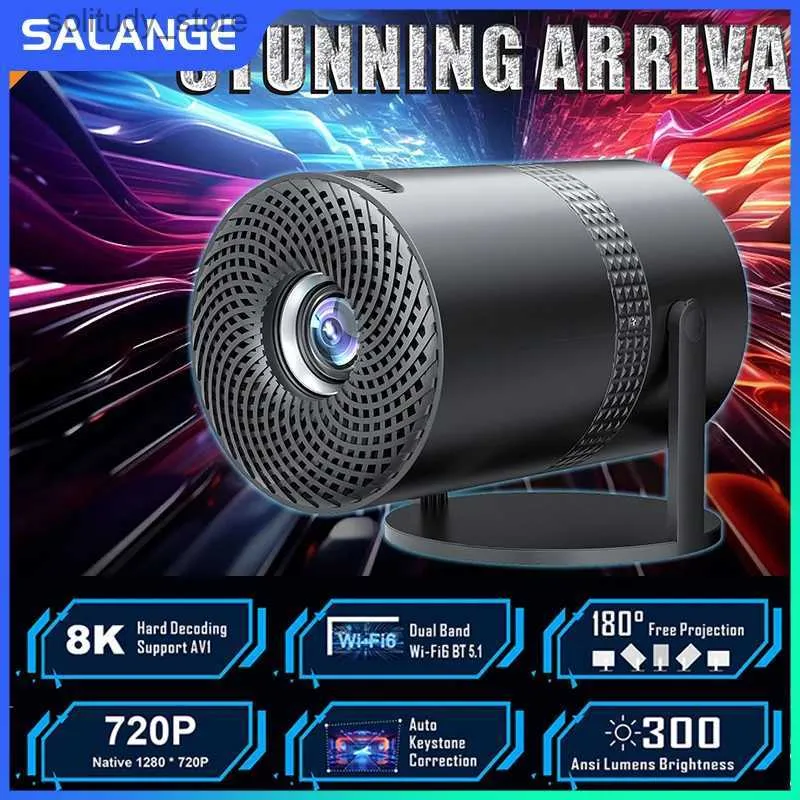 8K Projector Salange P300: Portable Smart Projector With Android 11, 2 ...