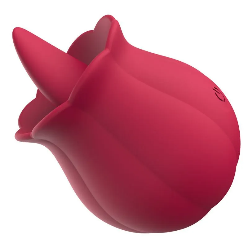 DHgate.com:Realistic Rose Vibrator with 10 Tongue Licking Modes, G-Spot ...