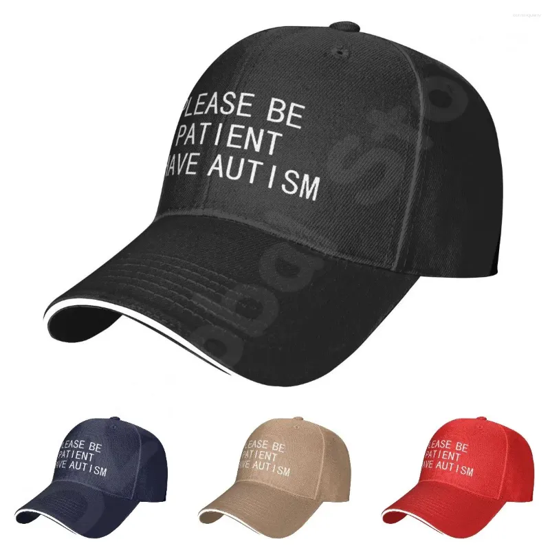 Ball Caps Please Be Patient I Have Autism Letter... From Dominiqueny ...