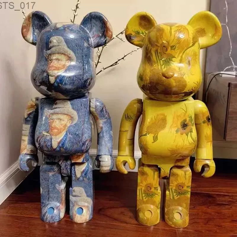 Novelty Items 400% Bear Brick Character Violent Bear Plated Statue ...