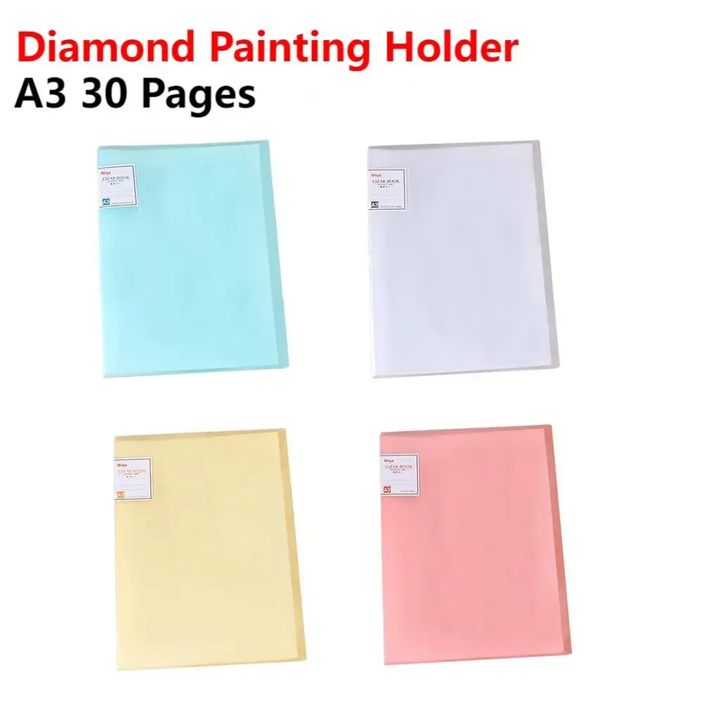 Diamond Painting Blank Canvas Storage Folder Stitch A3 With 30 Pages ...