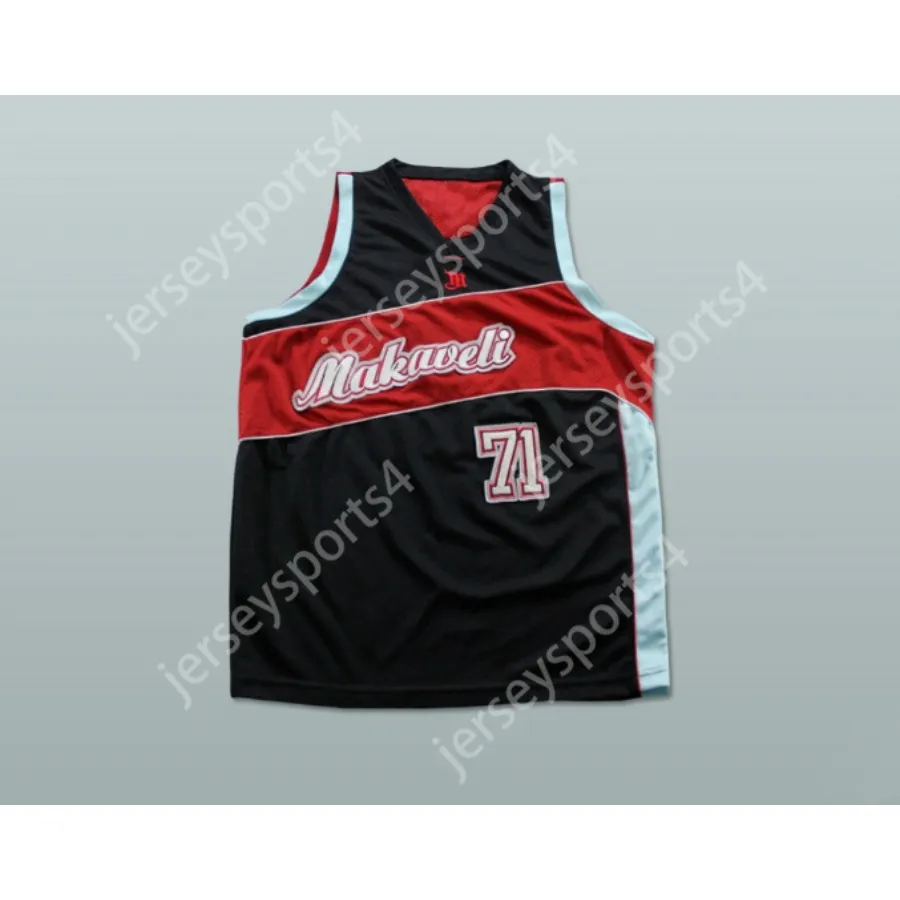 Custom Name Any Team TUPAC SHAKUR 71 MAKAVELI BASKETBALL JERSEY SEWN ...