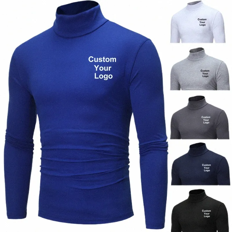 DHgate.com:Custom Mens Outdoor Casual Logo Turtleneck Pullover Tee:Apparel