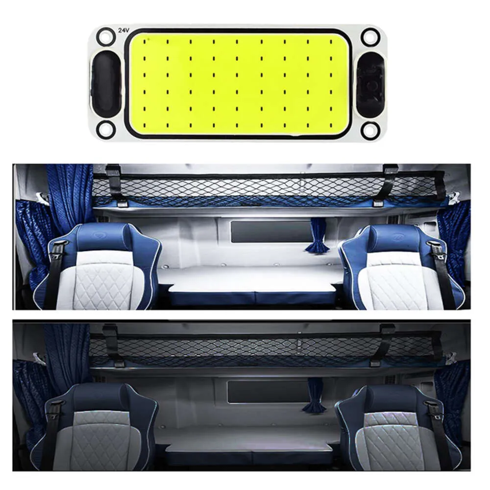 Bright LED Car Interior Light - 54 LED COB Dome Light, 12-85V, Truck ...