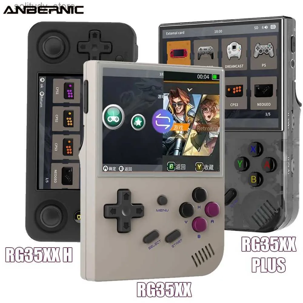 Portable Game Console ANBERNIC RG35XX: 3.5 Inch Handheld Gaming Device ...