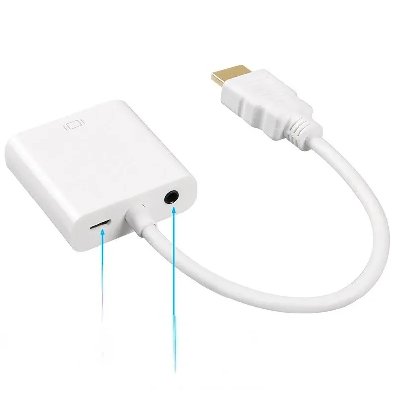 CY Chenyang Active Mini DisplayPort DP to VGA RGB Female Adapter Cable ...