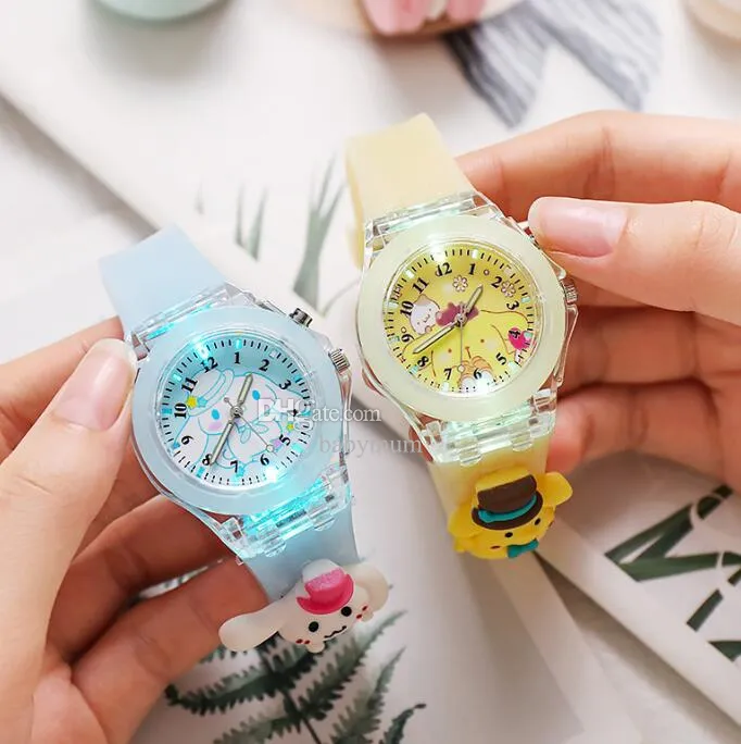 DHgate.com:Luminous Silicone Cartoon Kids Watches for Girls, Fashion ...