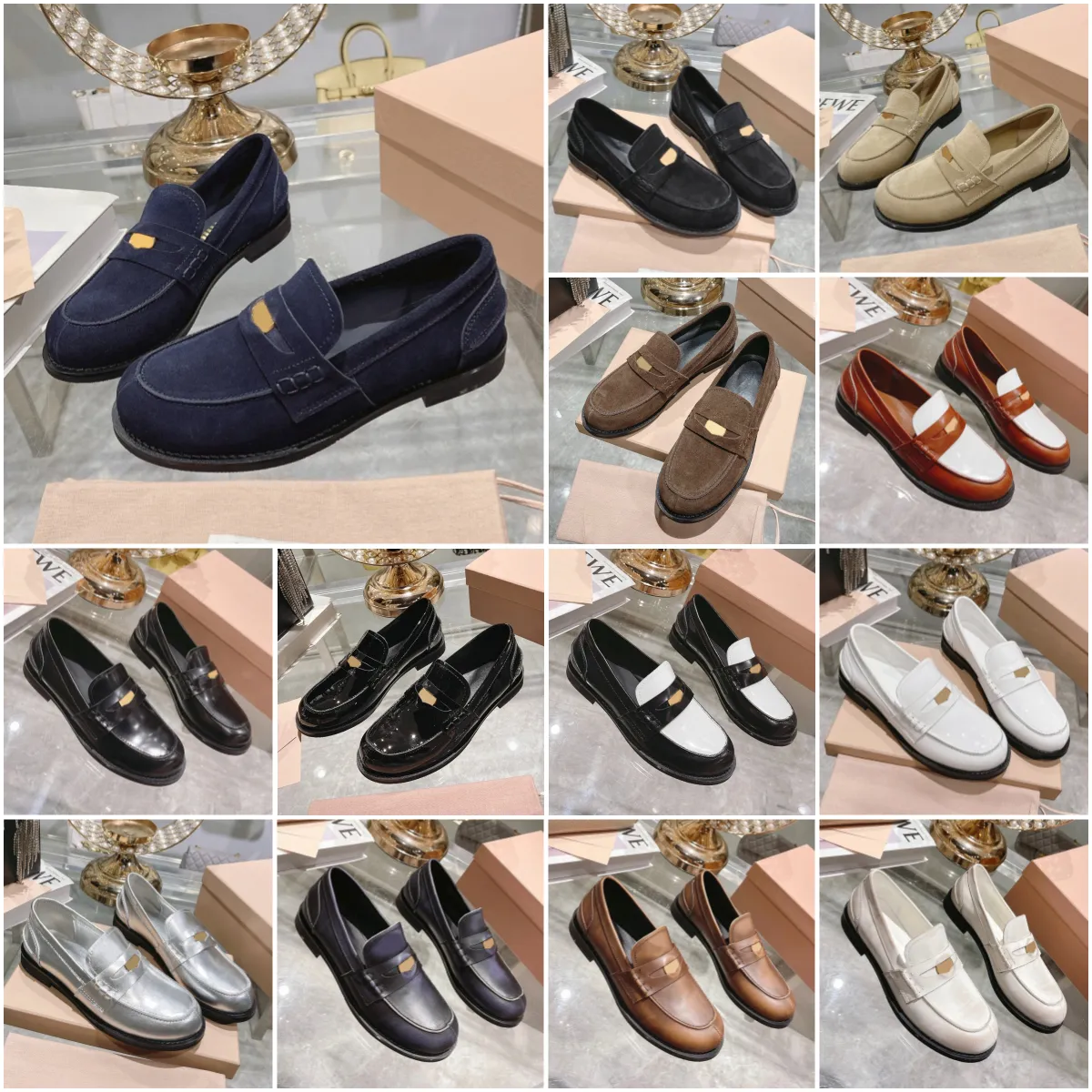 Premium Women's Leather Loafers: Casual & Designer Styles, EUR 35-40 ...