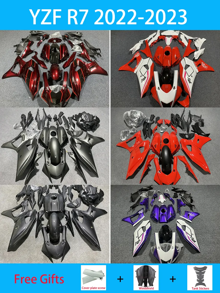 100 Injection Molded Motorcycle Fairing Kit For Yamaha R7 20222023 ...
