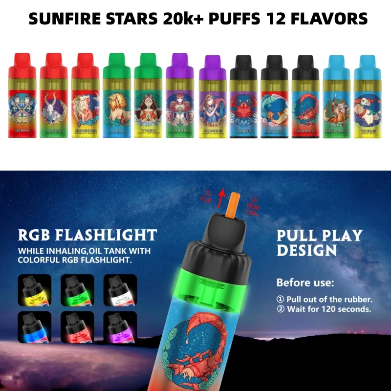 Puff 20000 Puffs 15k Vapes 20k E Cigarettes Disposable EU Thailand 30ml ...