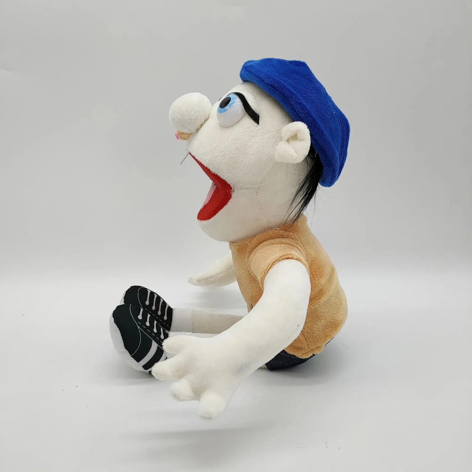 Jeffy Hand Puppet Cartoon Plushie Toy Stuffed Doll Soft Figurine ...